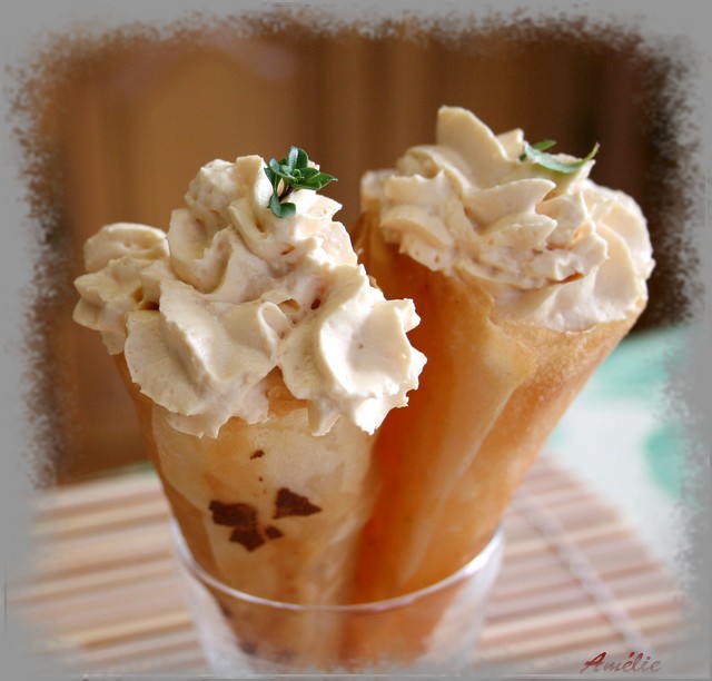 LA TABLE LORRAINE D'AMELIE: CORNETS « FRUITS D’AUTOMNE EPICES « A LA ...