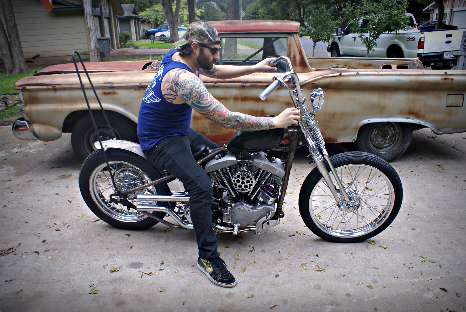 the slowest man in the world on the road: ...Vice Grip MC...