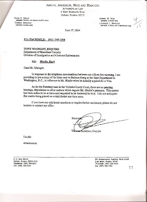 Emily Rose Hindle: Sheila Fuith Attorney Letters to US Government ...