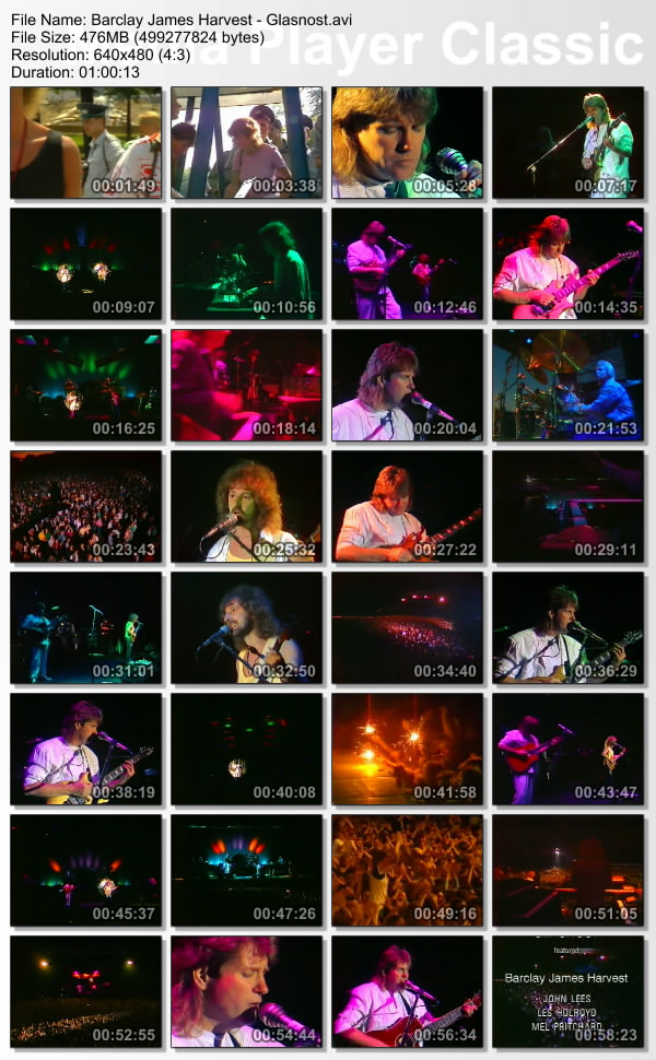 Concertos do Farroba: Barclay James Harvest - Glasnost (1988)