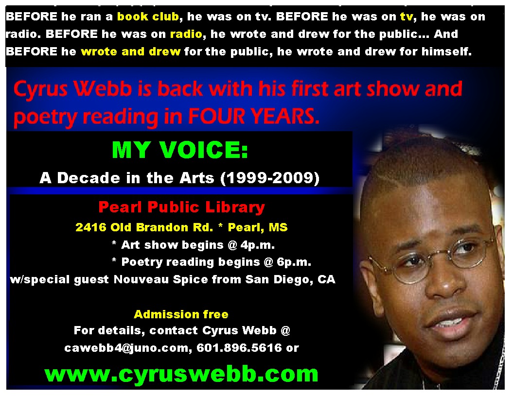 Enter the World of Cyrus Webb: August 2010