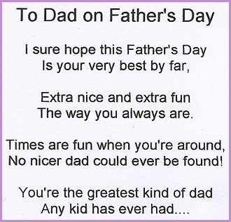 Fathers Day Poems | Happy Mothers Day