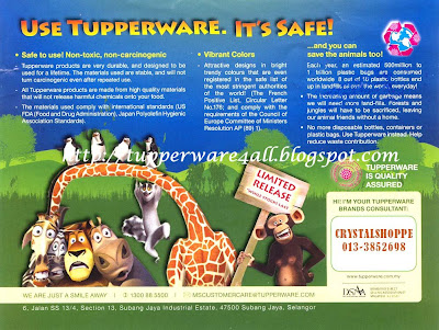 ADORABLE Tupperware Madagascar kids sets coming !!! ~ Tupperware Brands ...