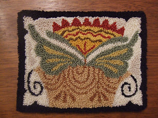 Rugs and Pugs: Mini rugs in punch needle