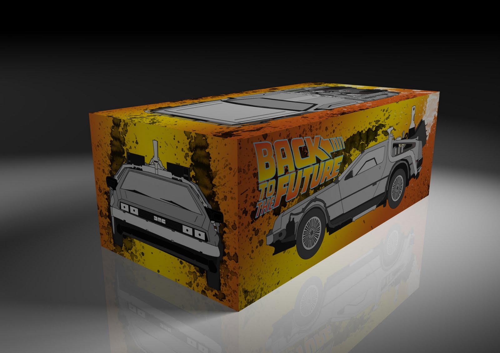Ashley's Art Dump: Delorean Toy Box