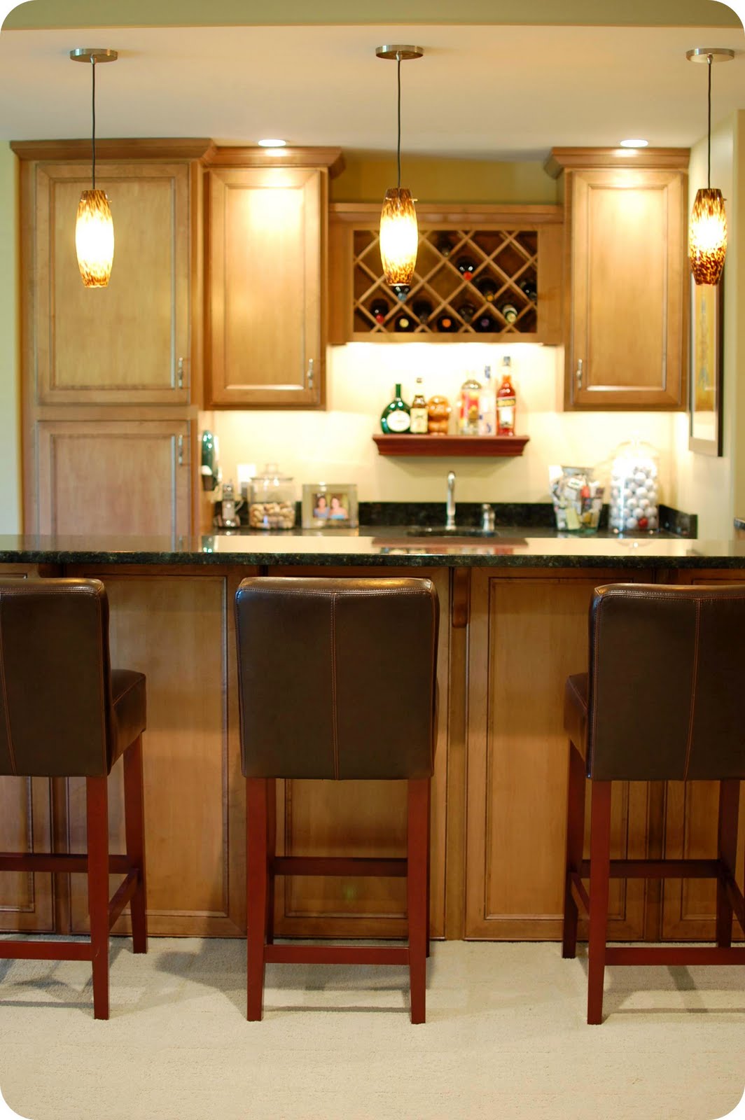 33 Shades of Green: Home Tour...Downstairs and To The Bar