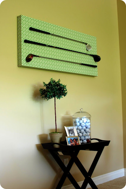 33 Shades of Green: Golf Club Wall Decor