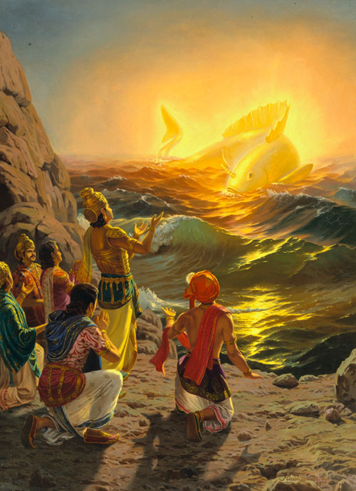 NARAYANEEYAM: Narayaneeyam Dasakam: 32 -- The Fish Incarnation