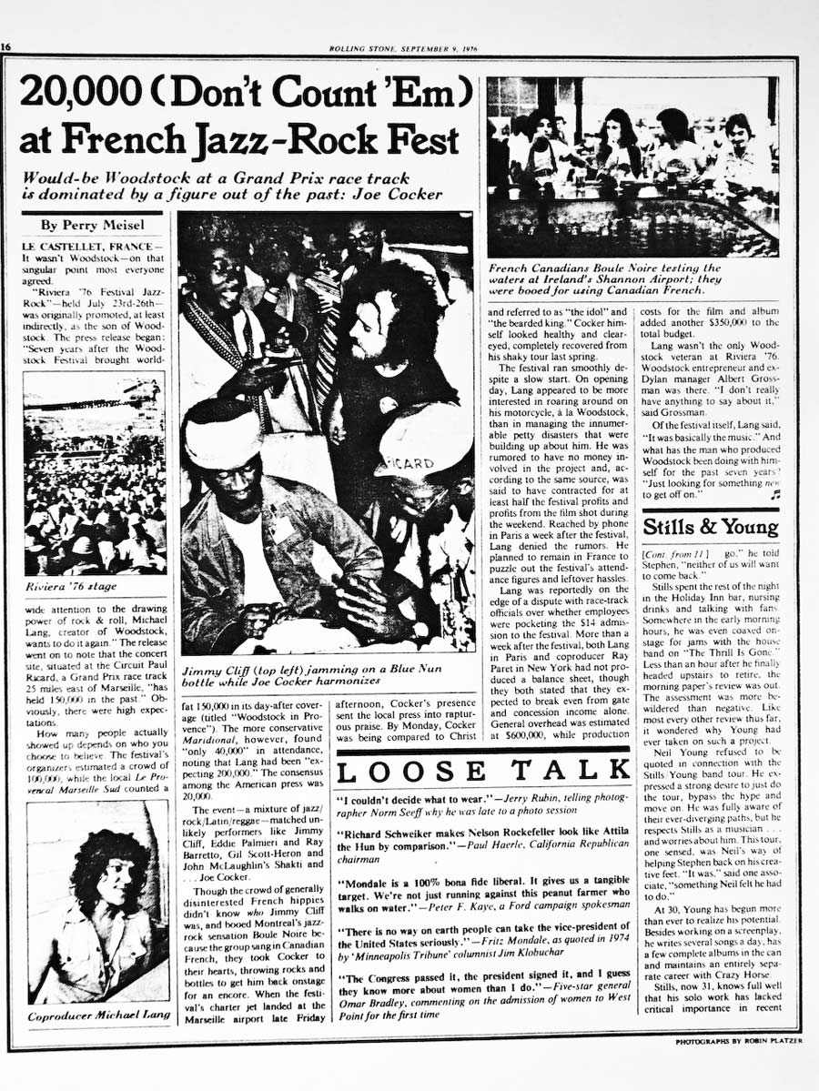 Perry Meisel: 20,000 (Don't Count 'Em) at French Jazz-Rock Fest