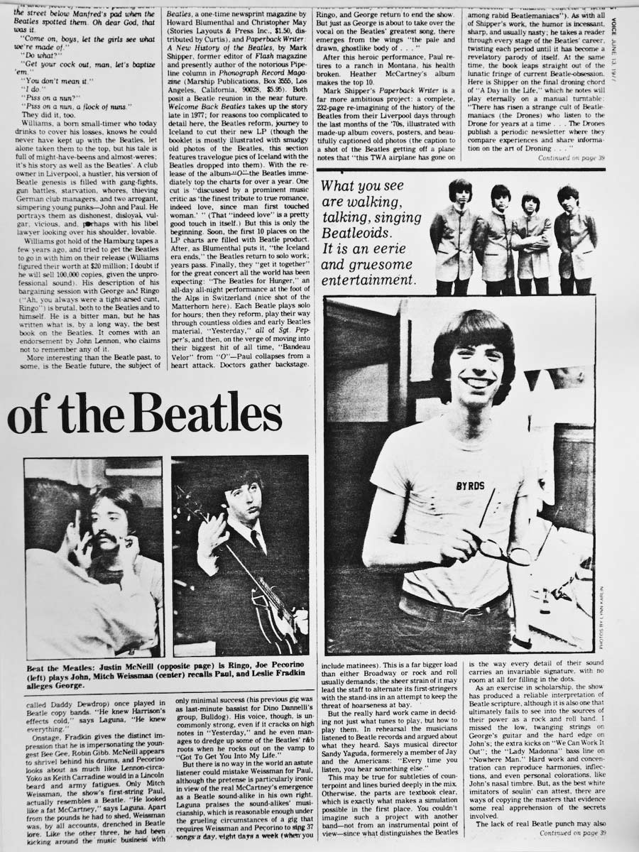Perry Meisel: BEATLEMANIA: You Can't Do That!