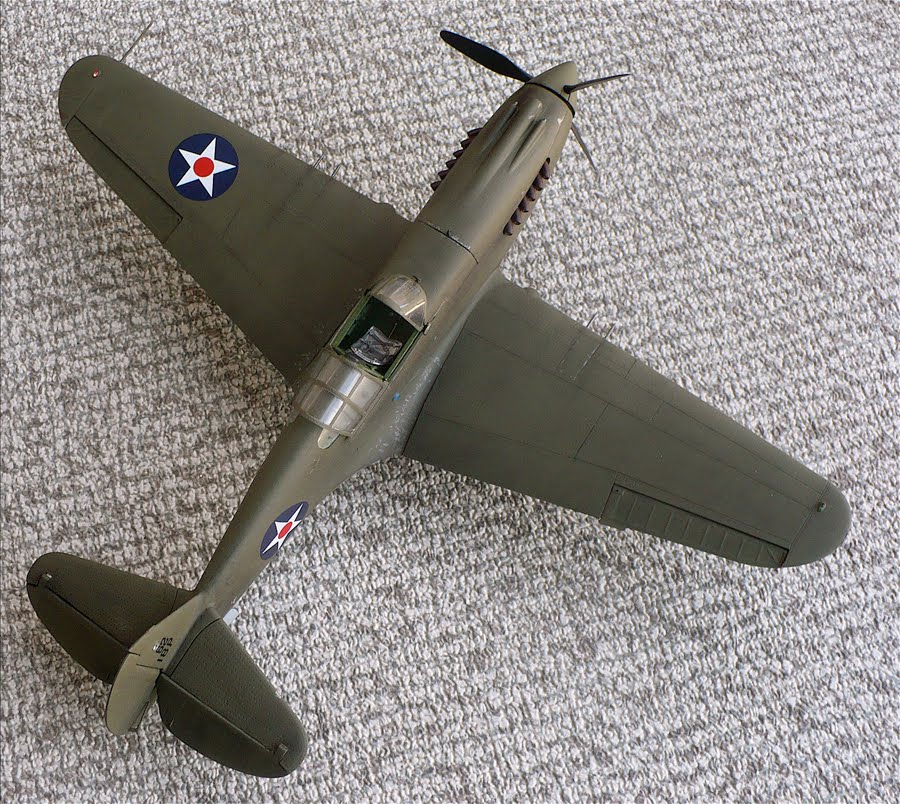 The Great Canadian Model Builders Web Page!: Curtiss P - 40B Warhawk