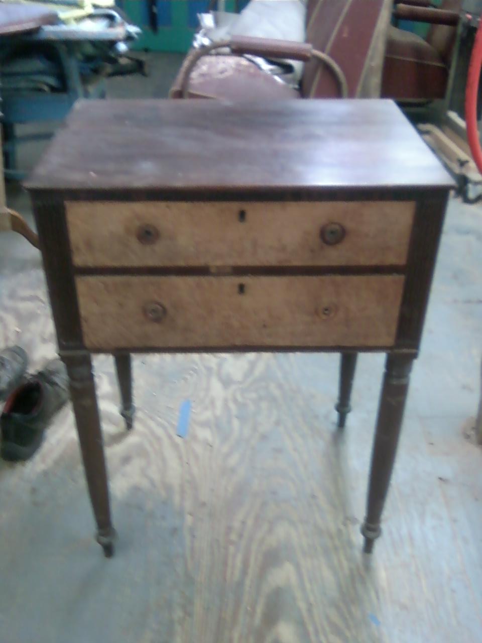 John Mark Power, Antiques Conservator: Federal Work (Sewing) Table (ca ...