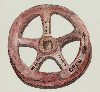 brian's Art Blog: Old Valve Handle