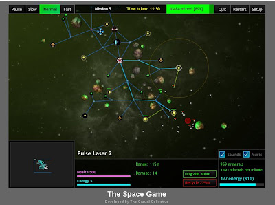 Ted's Relative Difficulty: Flash Game: The Space Game