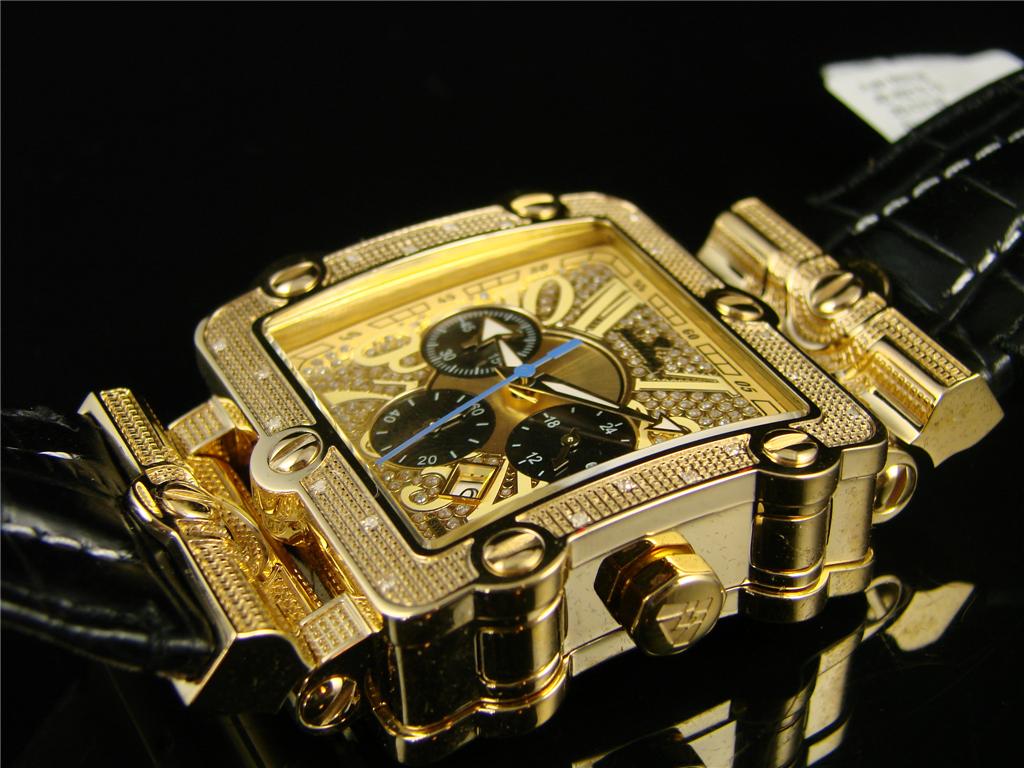 new_york_jewels: JOJO/JUST BLING/ KING MASTER URBAN SQUARE DIAMOND WATCH