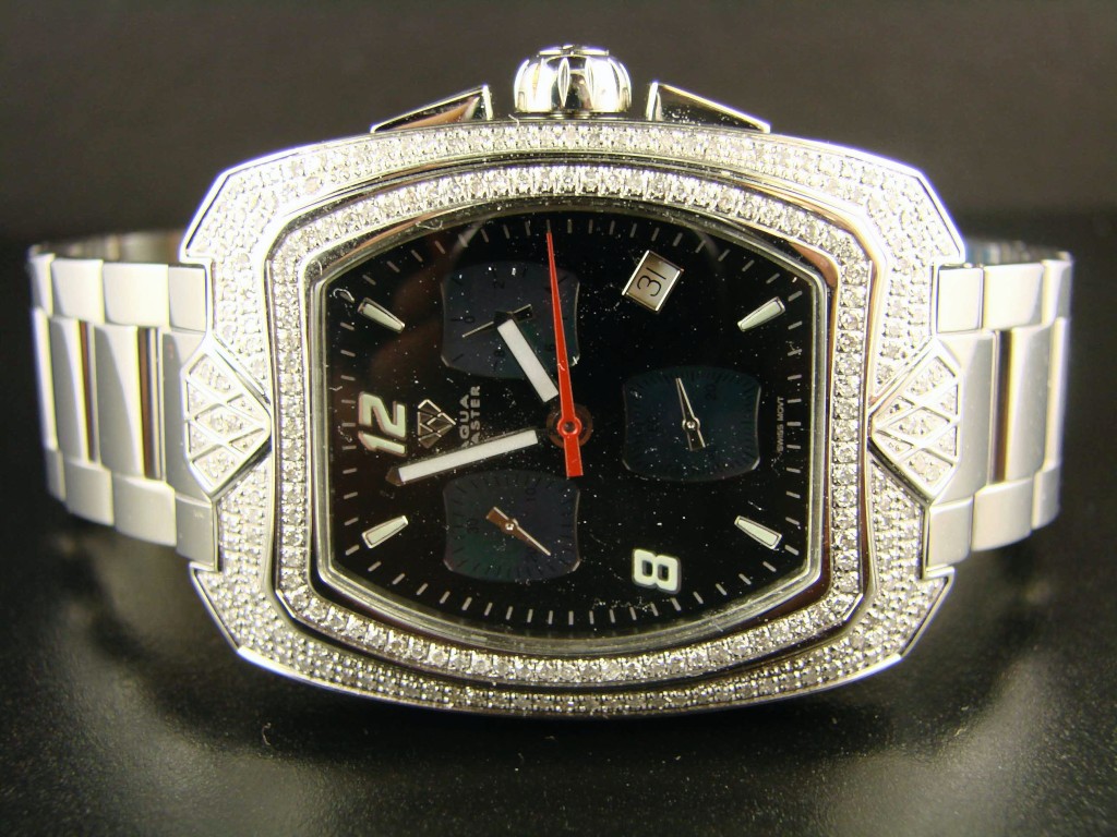 new_york_jewels: AQUA MASTER JOJO JOE RODEO TECHNO KC DIAMOND WATCH 2.5C