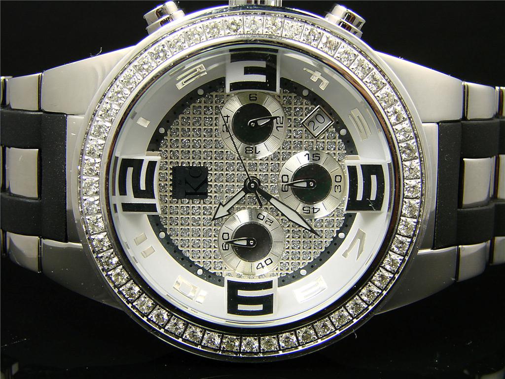 new_york_jewels: TECHNO COM KC/JOE RODEO JOJO POLY DIAMOND WATCH 3.00 CT