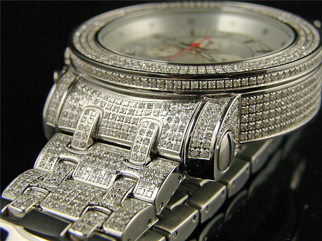 new_york_jewels: JUST BLING/JOE RODEO ULTRA BLING DIAMOND WATCH 12.00 CT