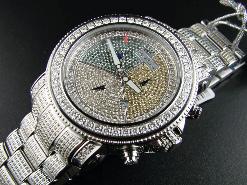 new_york_jewels: MENS 17.25 CT JOE RODEO SUPER JUNIOR BIG DIAMOND WATCH