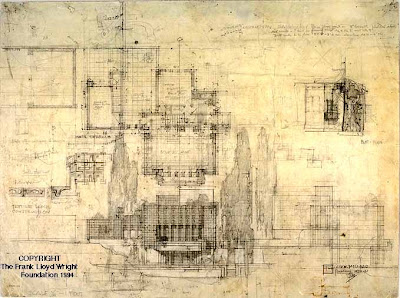 Shaowen Wang: Section(1) - Wall, Millard House, 1923