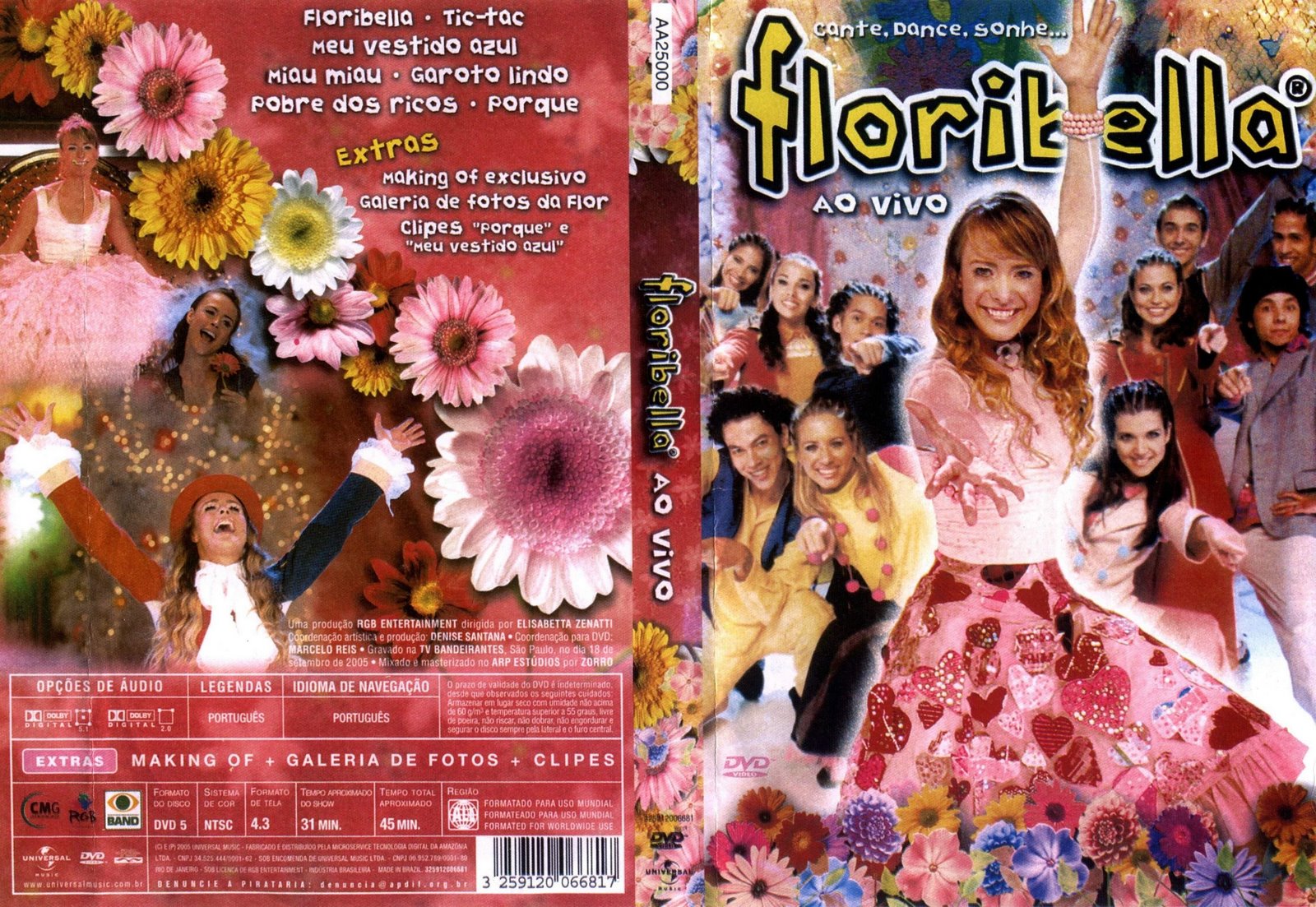 Capas Show Nacional: Floribella - Ao Vivo