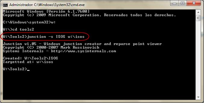 Experiencias informáticas, by dvdlnr.: Enlaces simbólicos en Windows ...