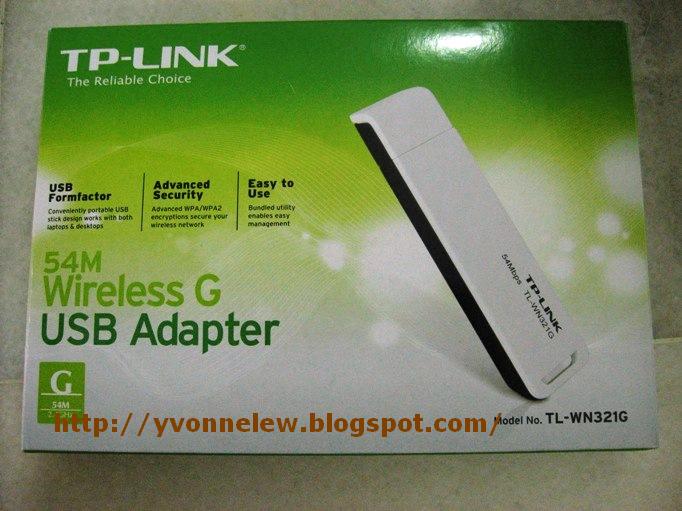 Life as i see it: TP-LINK: 54Mbps Wireless USB Adapter (TL-WN321G)