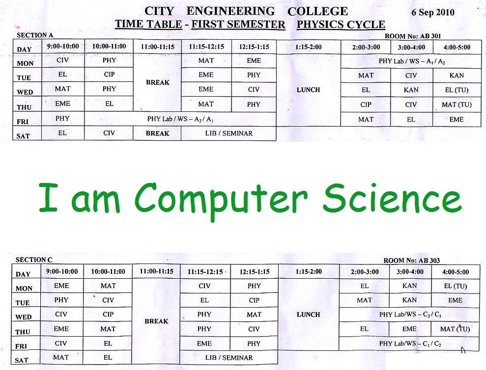 Computer Science De CEC Information & Data Center (1st SEM) . www.iamcs ...
