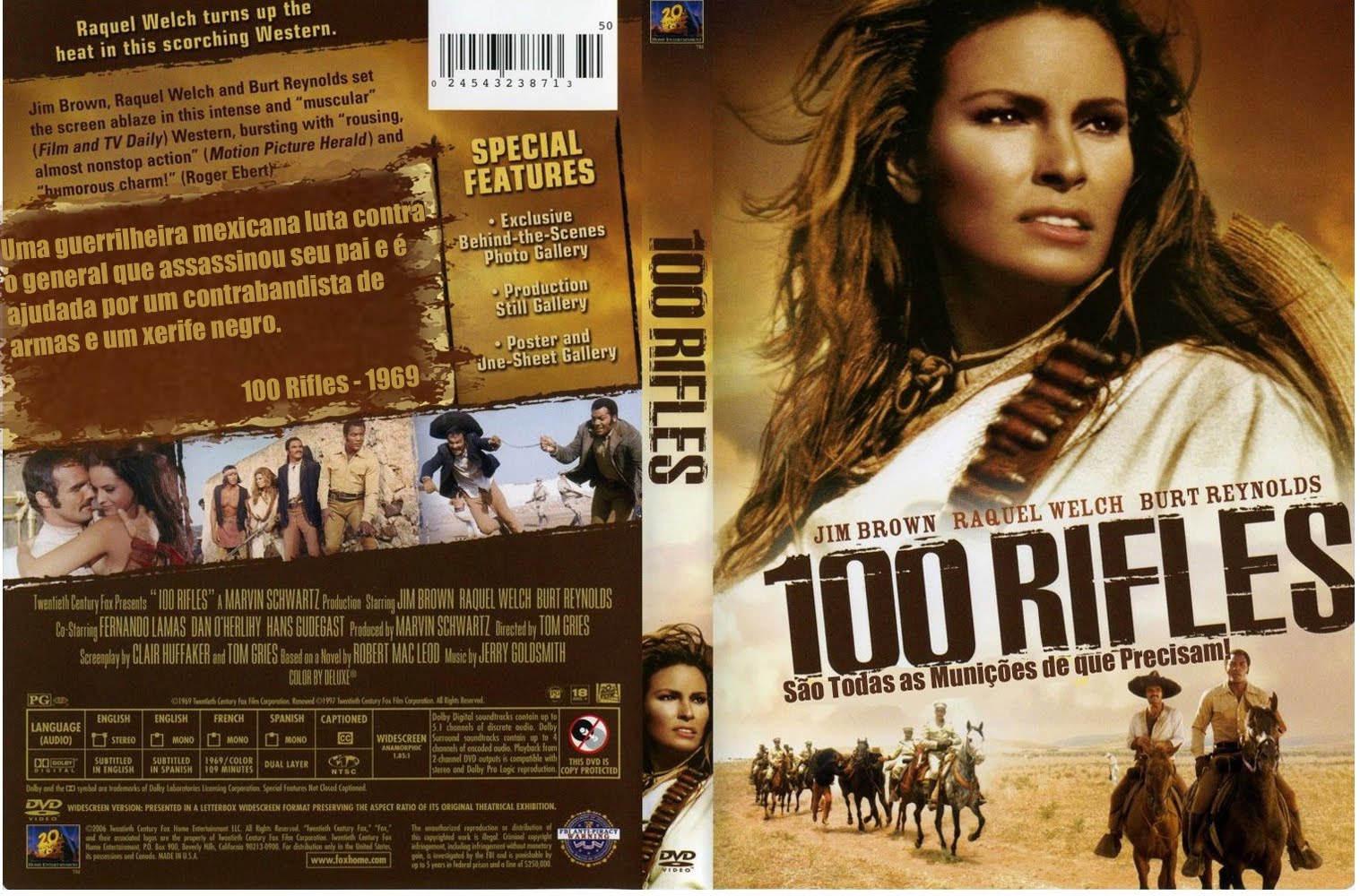 Capas de Fimes de Faroeste: 100 Rifles