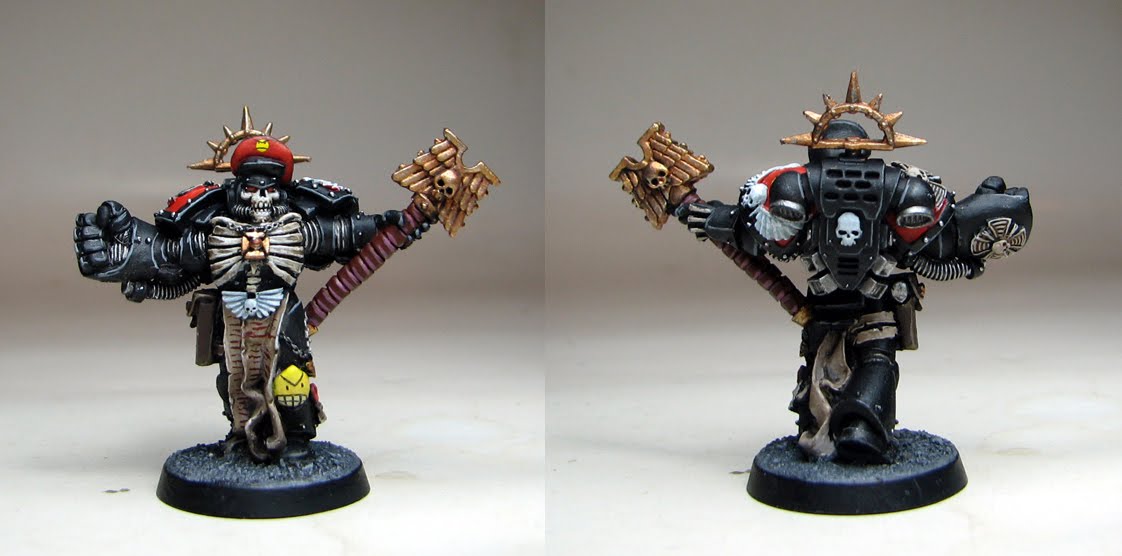 Chaos Brushes: Angry Marine Chaplain and Angry Sergeant