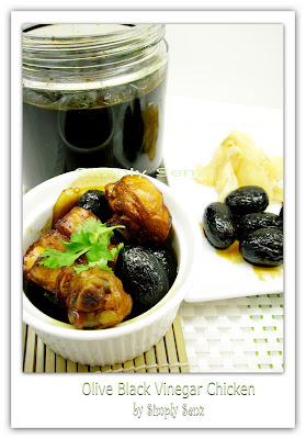 Simply Senz: Homemade Fermented Olive Black Vinegar & Recipe