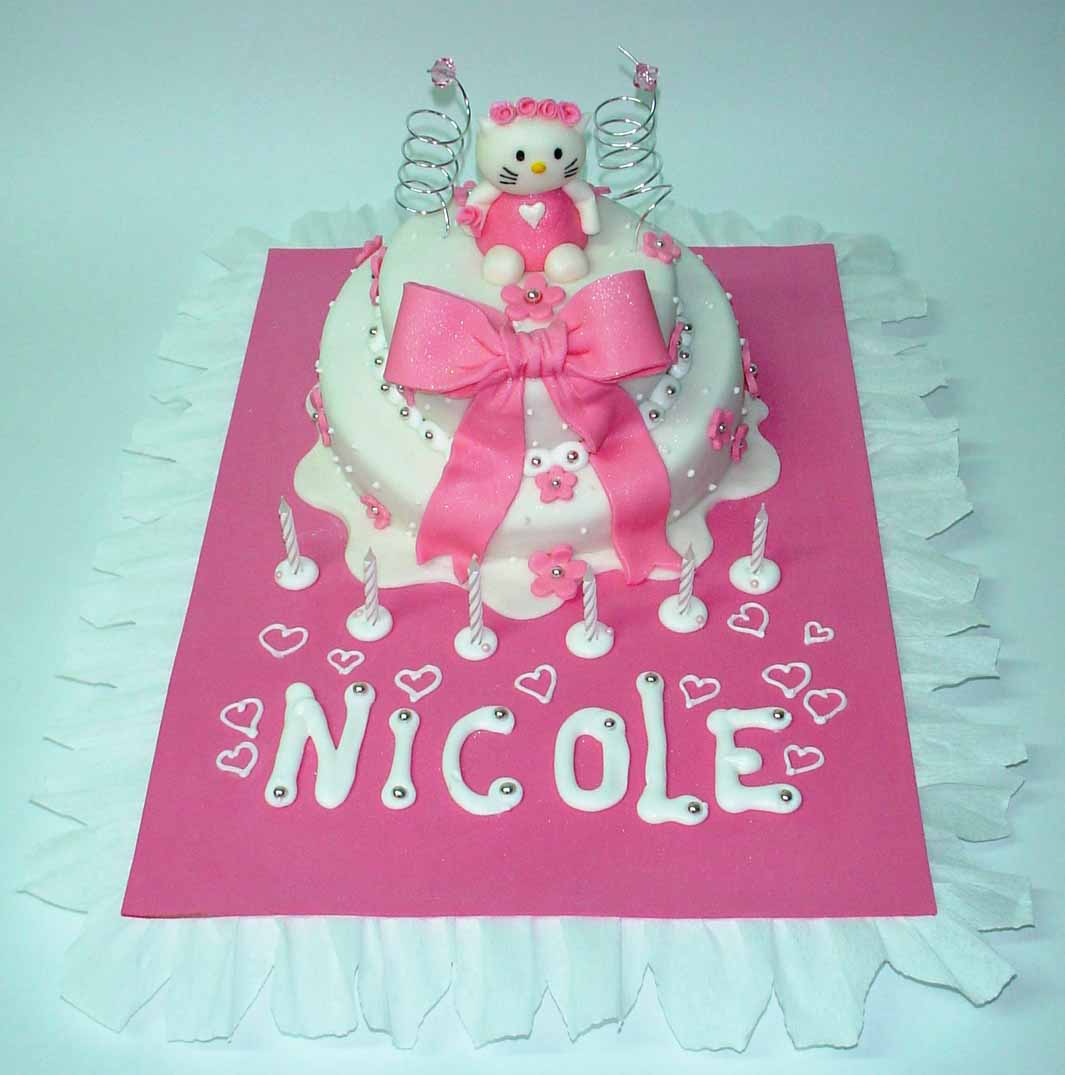 REGINA - TARTAS CON ARTE: Tarta Hello Kitty para Nicole.