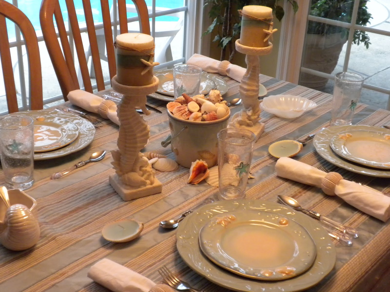 My little cottage in the making: BEACH TABLESCAPE