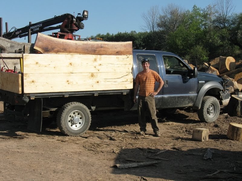 Woodrich Custom Slab Truck Sides Eye Catching They Love The Natural Look Everyone Knows