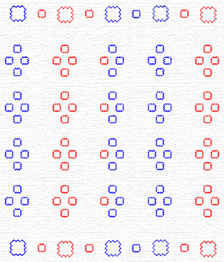 Ideal Concepts Mattress Design: 'CLUSTER PATTERNS"