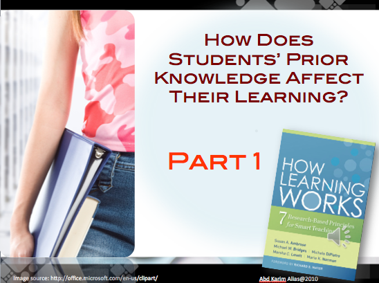 How does students' prior knowledge affect their learning