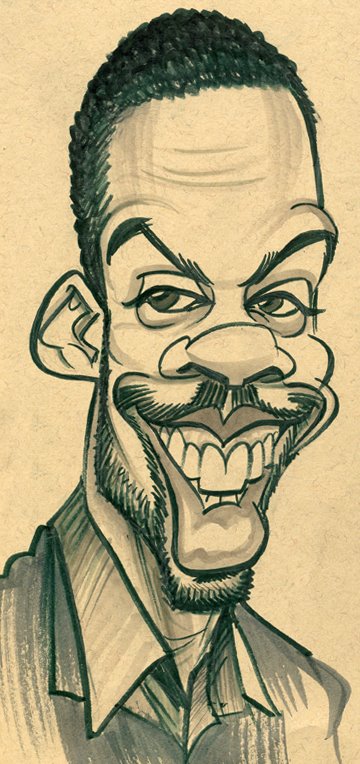 Chris Rock | Funny caricatures, Caricature sketch, Caricature
