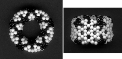 THE BEADED MOLECULES 串珠分子模型的美妙世界: Torus with zigzag pattern inside and ...
