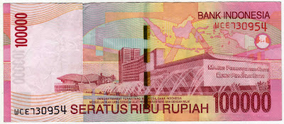 Koleksi Uang RI: Th 2004 (Rp 100000,-)