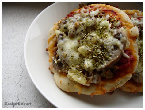 Maakarileipuri: Pikkupizzat