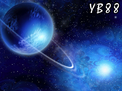 yb88wallpaper's Blog: Saturn Blue Theme Design - Space - 3D wallpapers