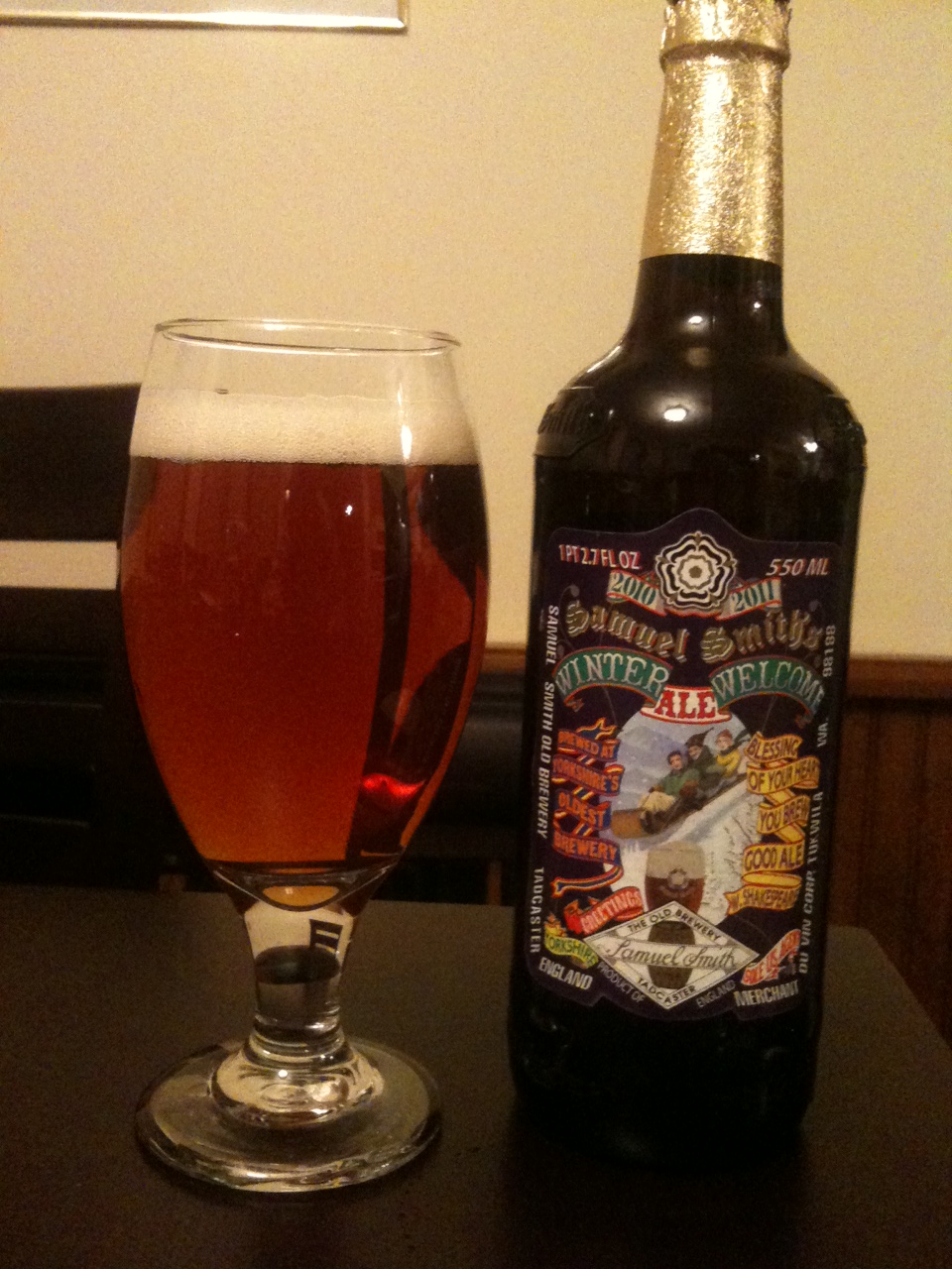 The World of BeerCraft: Samuel Smiths - Winter Welcome Ale