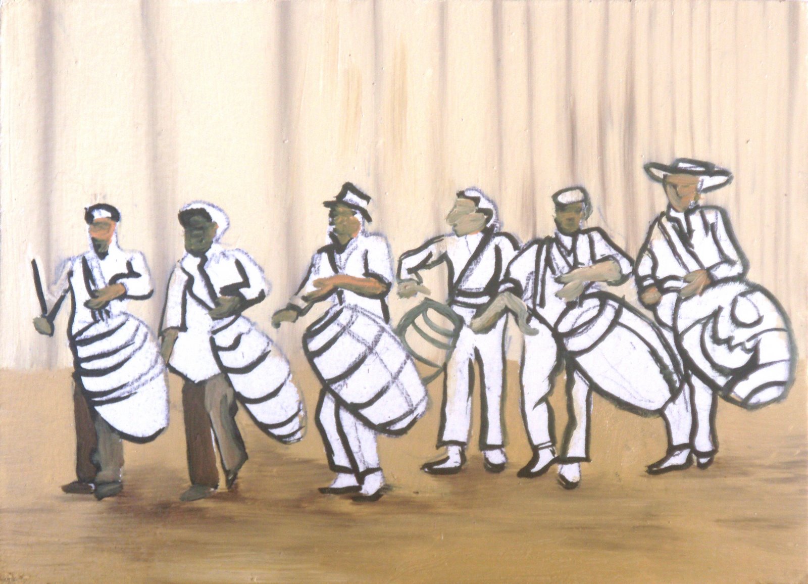 paso a paso....dibujo y pintura / Catalina Halles: candombe fig3