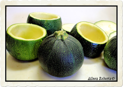 Aileen's Musings: Stuffed 8 Ball Zucchini Recipe