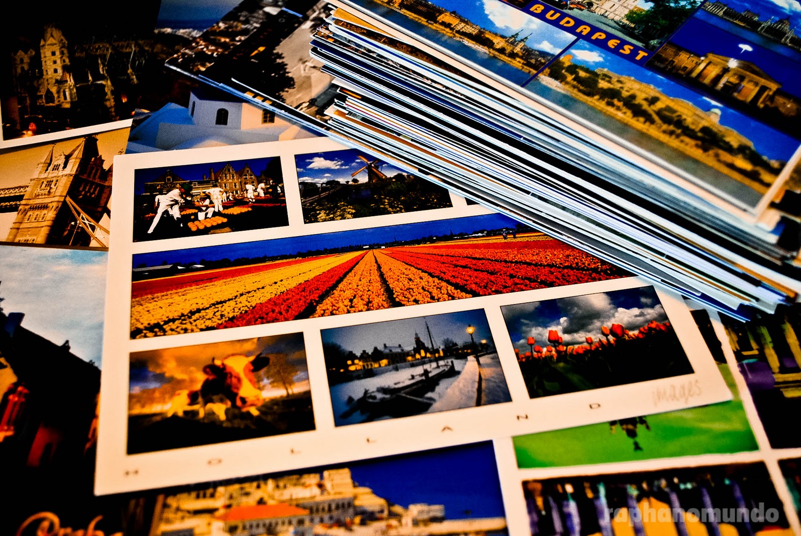 Minha coleção de postais