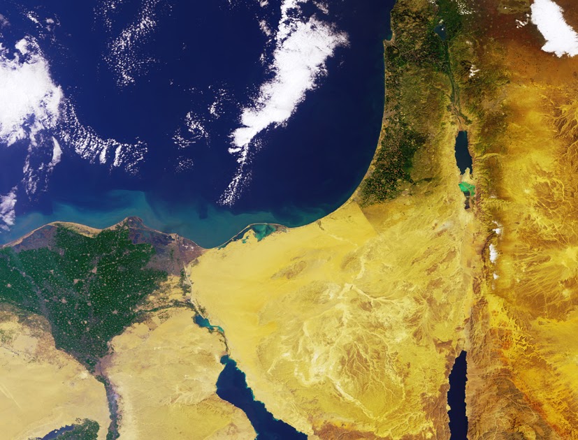 fotografiaxsatelite: Egipto El Delta de rio Nilo, El desierto de la ...