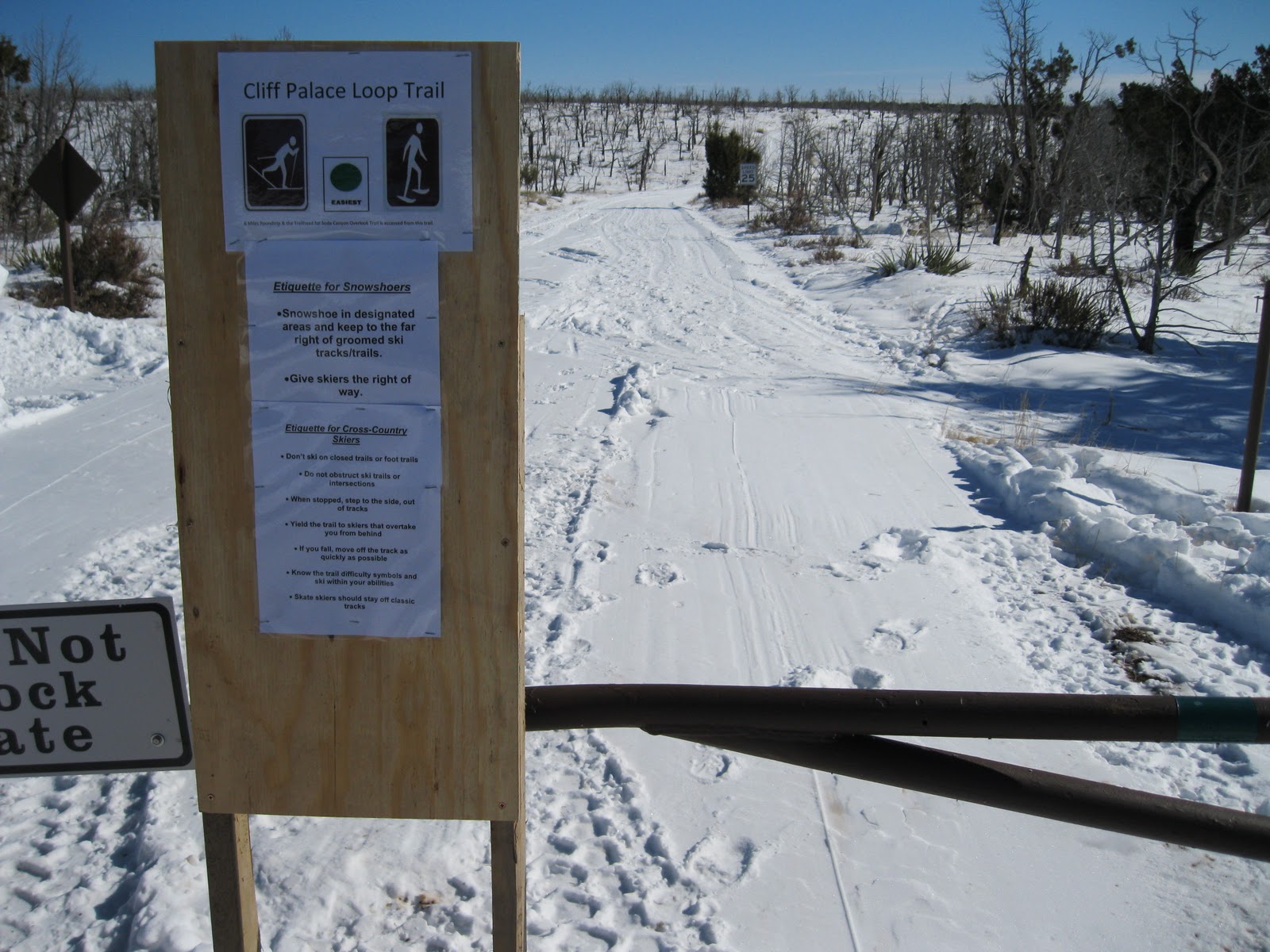 Four Corners Hikes-Mesa Verde: Cliff Palace Loop in Winter