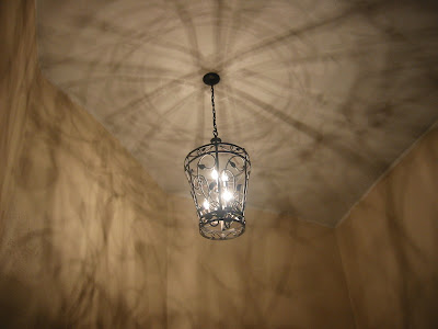 Adventures at the Tucson Round House: New hallway dome light fixture