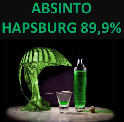 Tudo Em Bebidas: ABSINTO HAPSBURG 89,9%