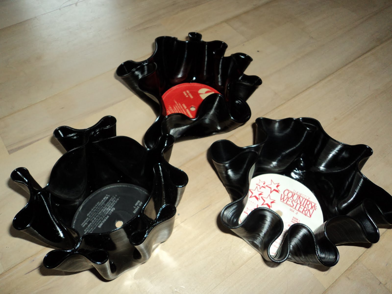 Retro Apple: Lav din egen skål af en LP plade.